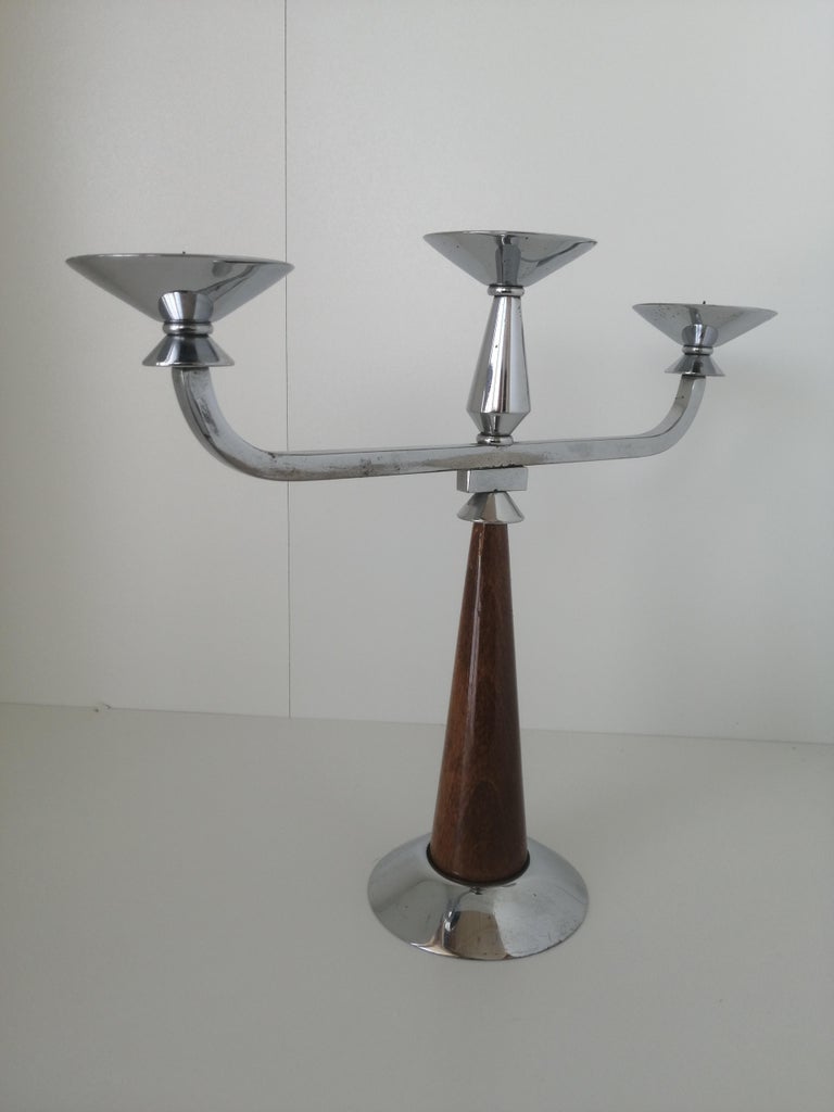 Art Deco Candlestick For Sale at 1stDibs