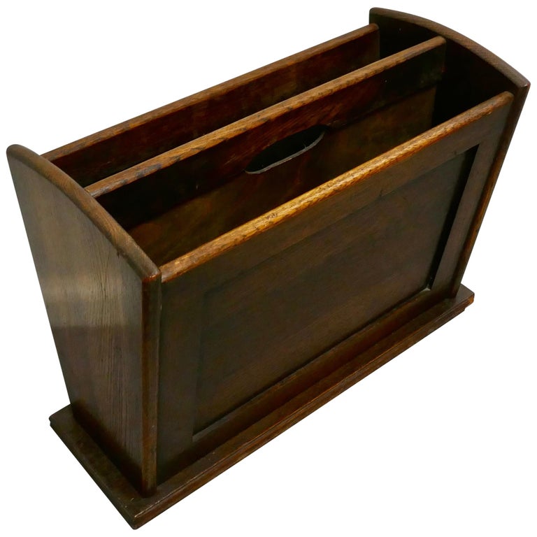 Art Deco Canterbury Magazine Rack For Sale at 1stDibs