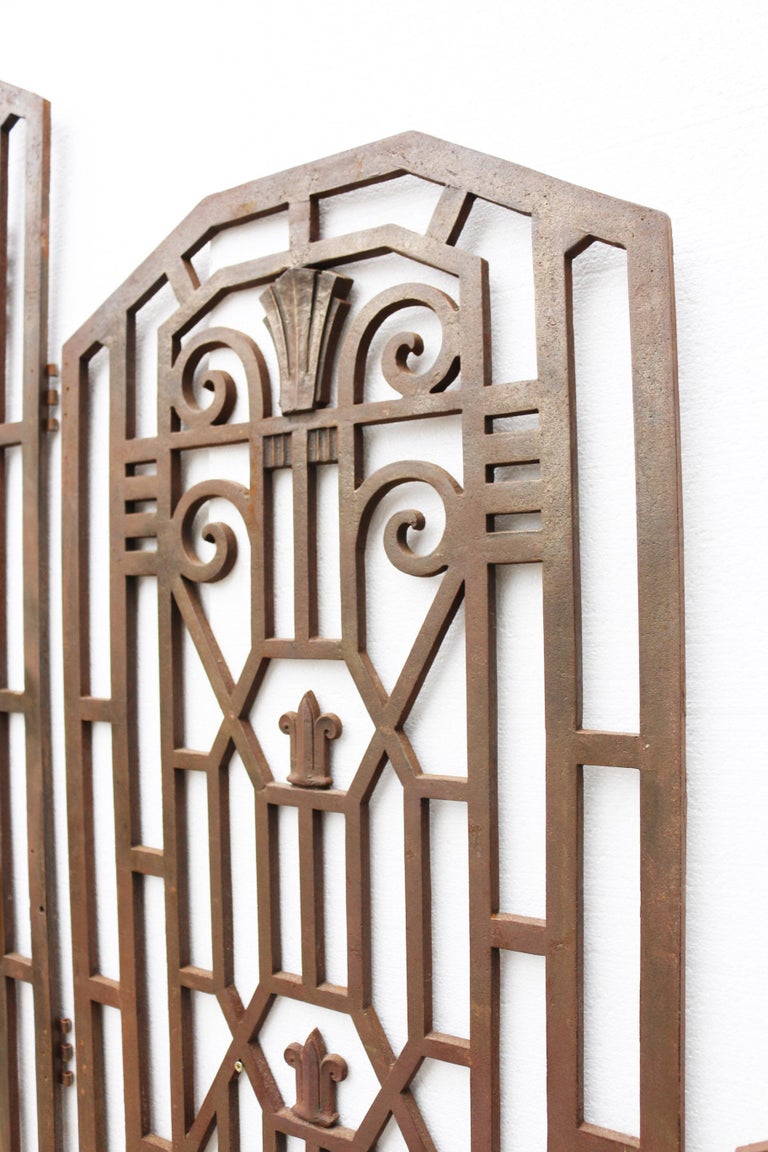 Art Deco Cast Iron Panels at 1stDibs | cast iron decorative panels ...