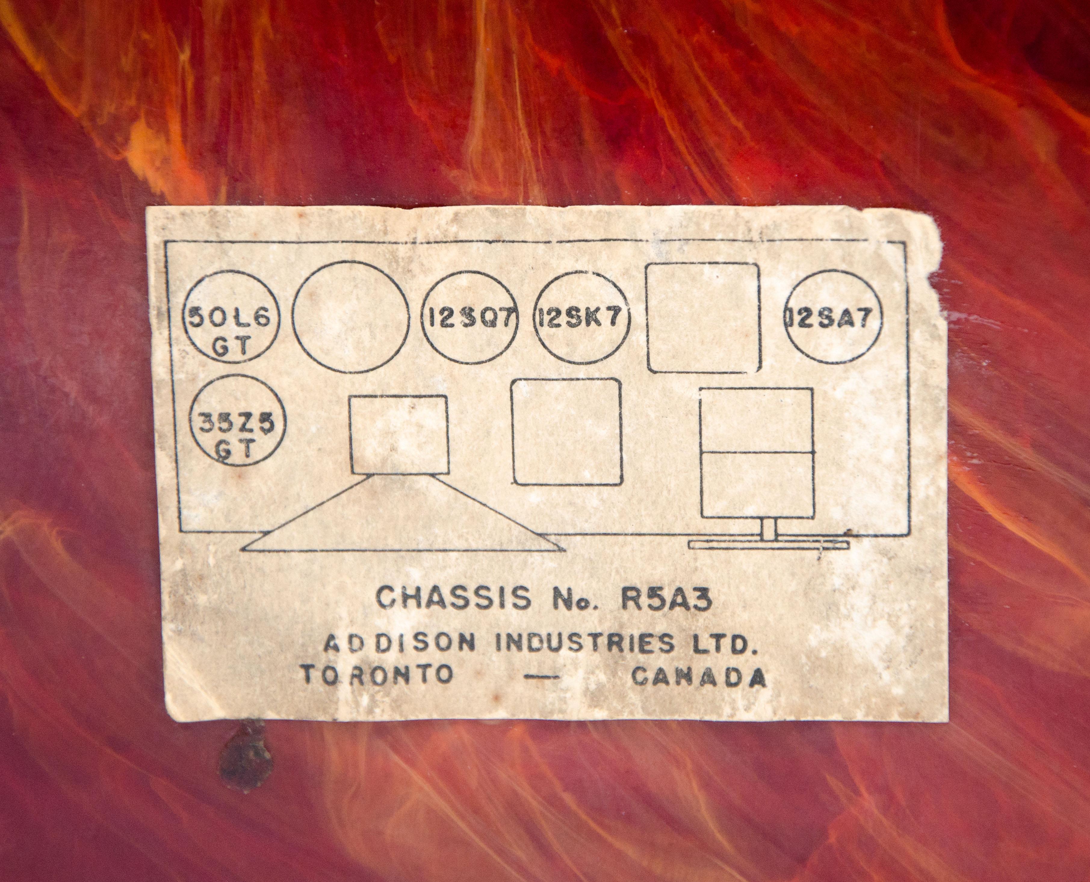 Art Deco Catalin Radio, Addison Model 5D For Sale at 1stDibs | addison ...