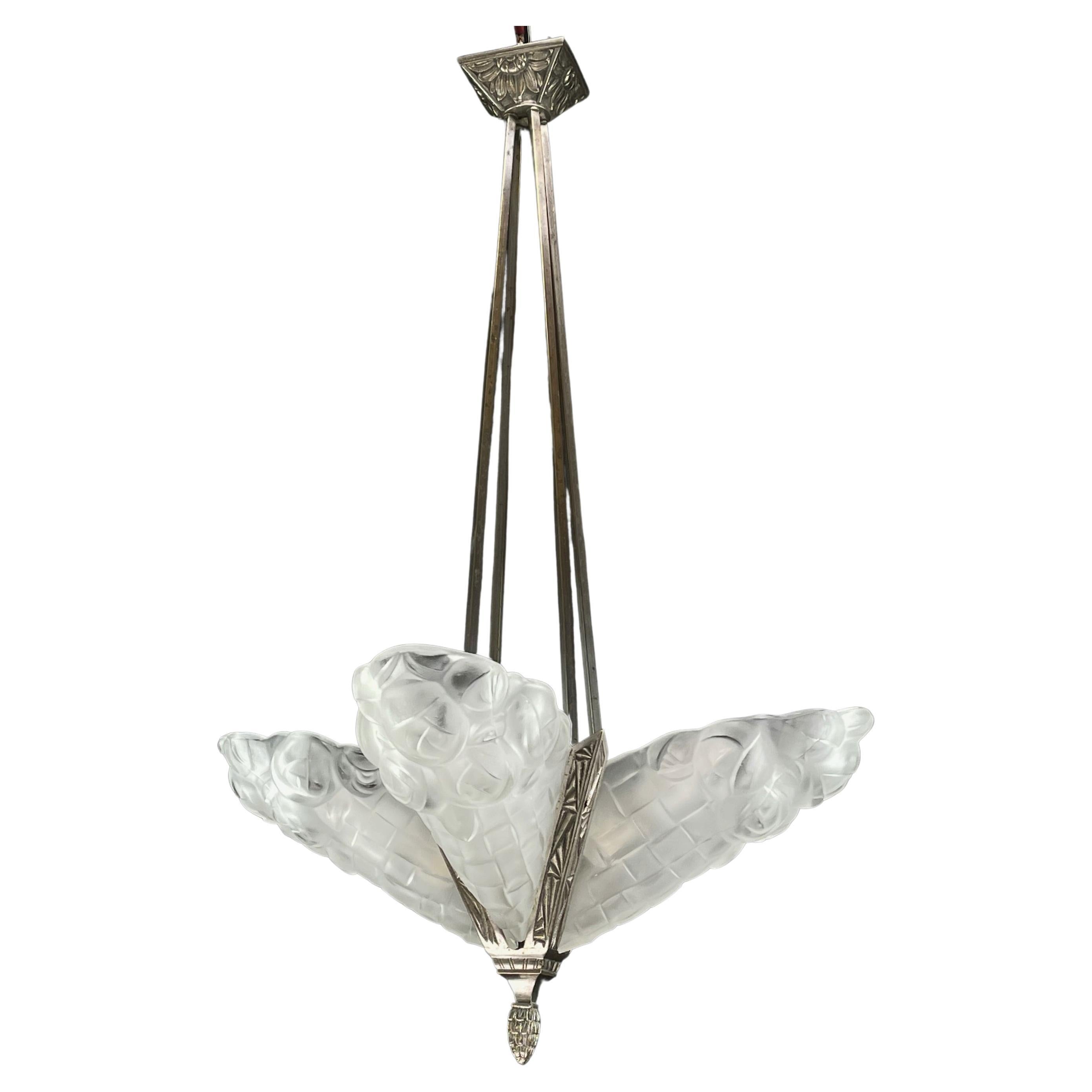 Extremely large, important Art Deco ceiling lamp at 1stDibs | art deco ...