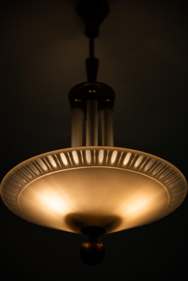 Art Deco Ceiling Lamp Produced in Sweden For Sale at 1stDibs