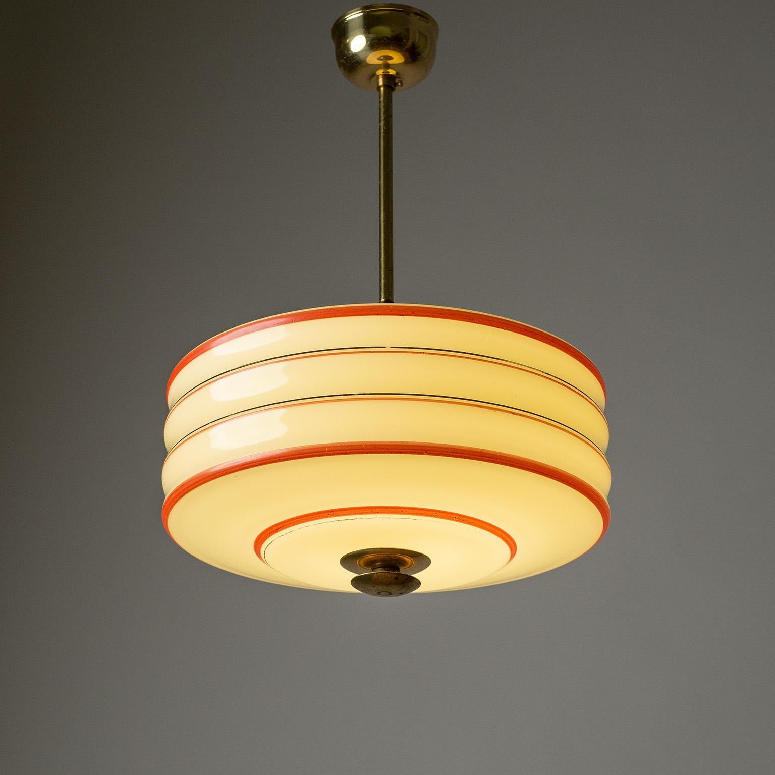 Art Deco Ceiling Light, circa 1930 at 1stDibs | 1930 pendant lighting
