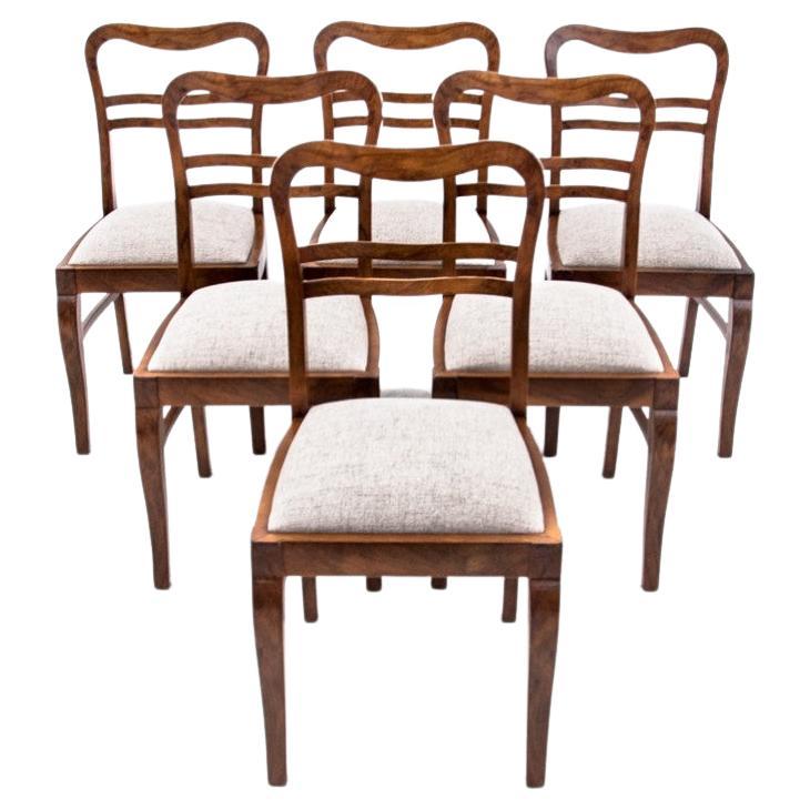 Set of 4 Minimalist Art Deco Dining Chairs in Cowhide, Netherlands ...