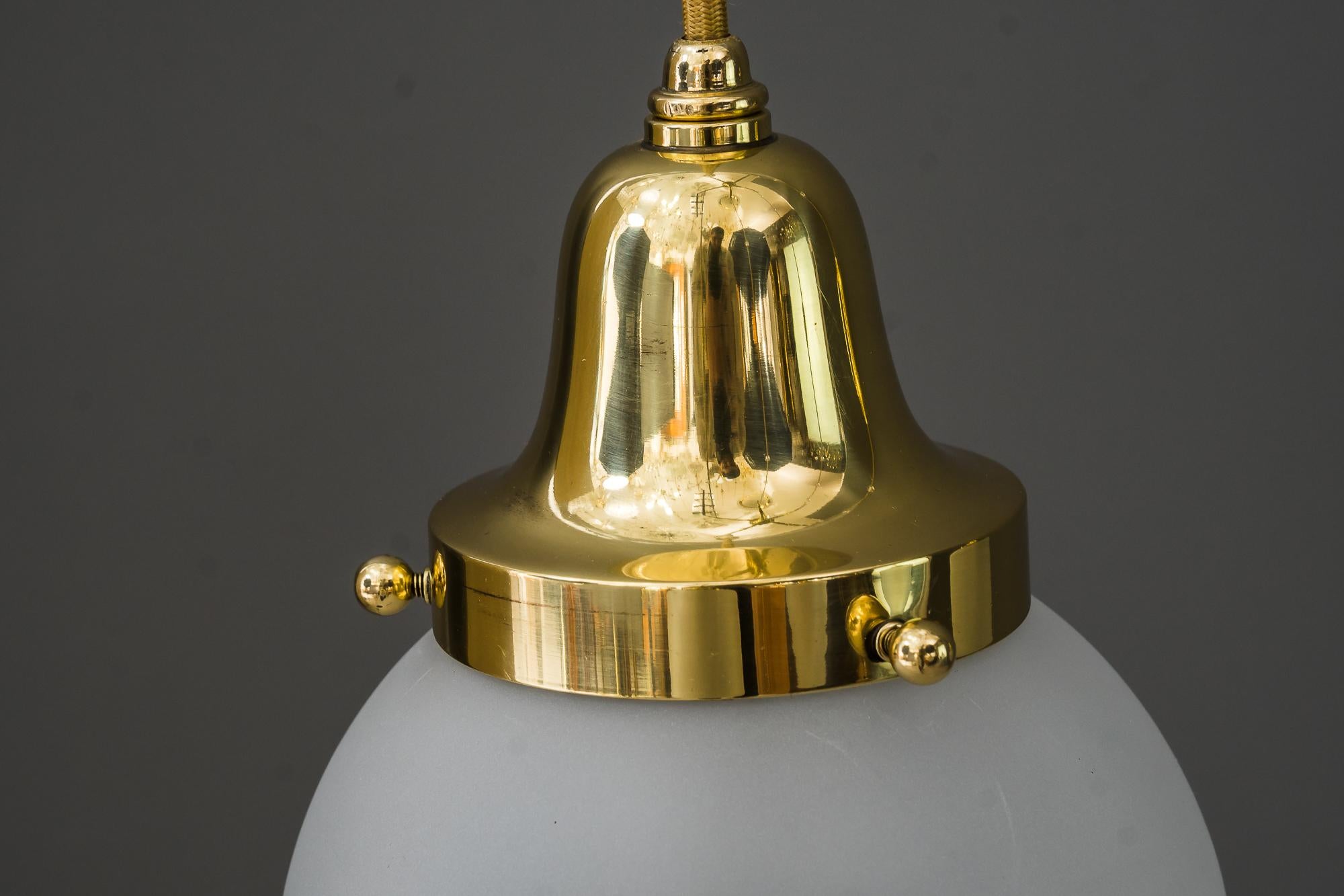 Art Deco Chandelier Vienna around 1920s with Original Glasses at 1stDibs