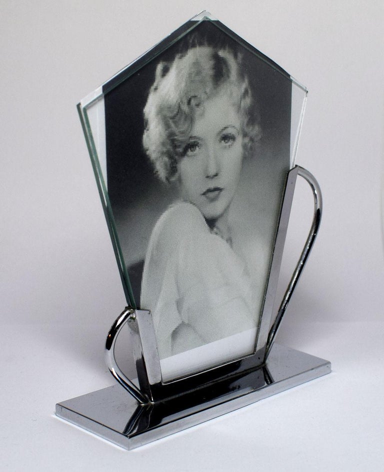 Art Deco Chrome Picture Frame at 1stDibs | chrome picture frames, deco ...