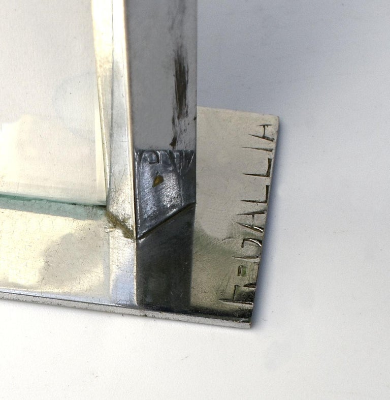 Art Deco Chrome Picture Frame, France, c1930's For Sale at 1stDibs