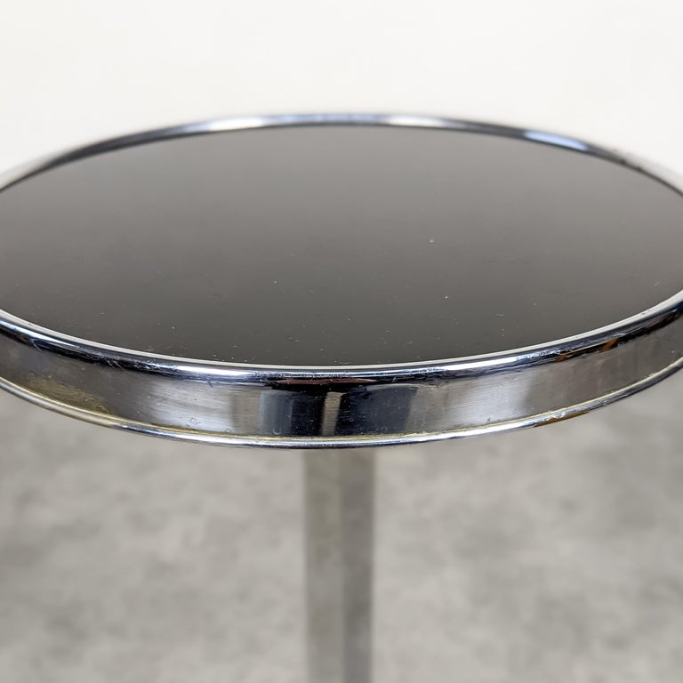 Art Deco Chrome Smokers / Side Table Gebrüder Mäher For Sale at 1stDibs