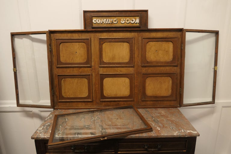 Art Deco Cinema Notice Board, Odeon Advertising For Sale at 1stDibs