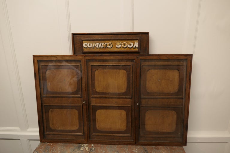 Art Deco Cinema Notice Board, Odeon Advertising For Sale at 1stDibs