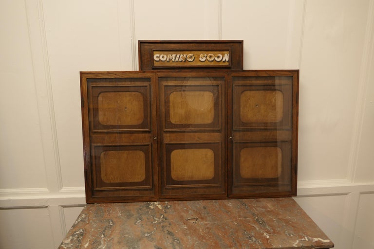 Art Deco Cinema Notice Board, Odeon Advertising For Sale at 1stDibs