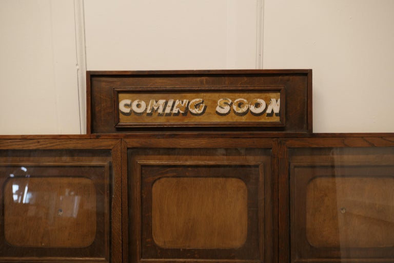 Art Deco Cinema Notice Board, Odeon Advertising For Sale at 1stDibs