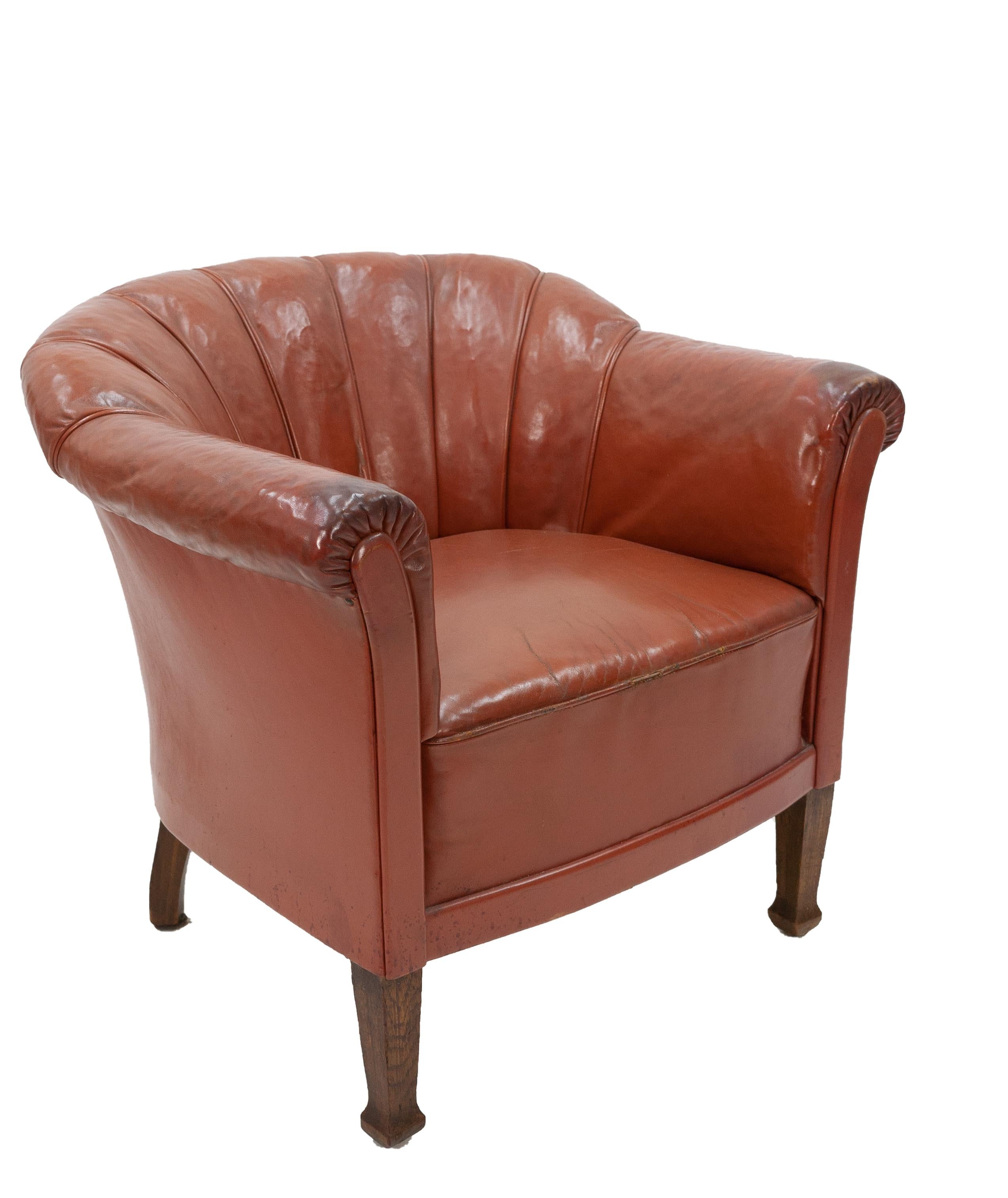 Art Deco Club Lounge Chair at 1stDibs | art deco club chair, club ...