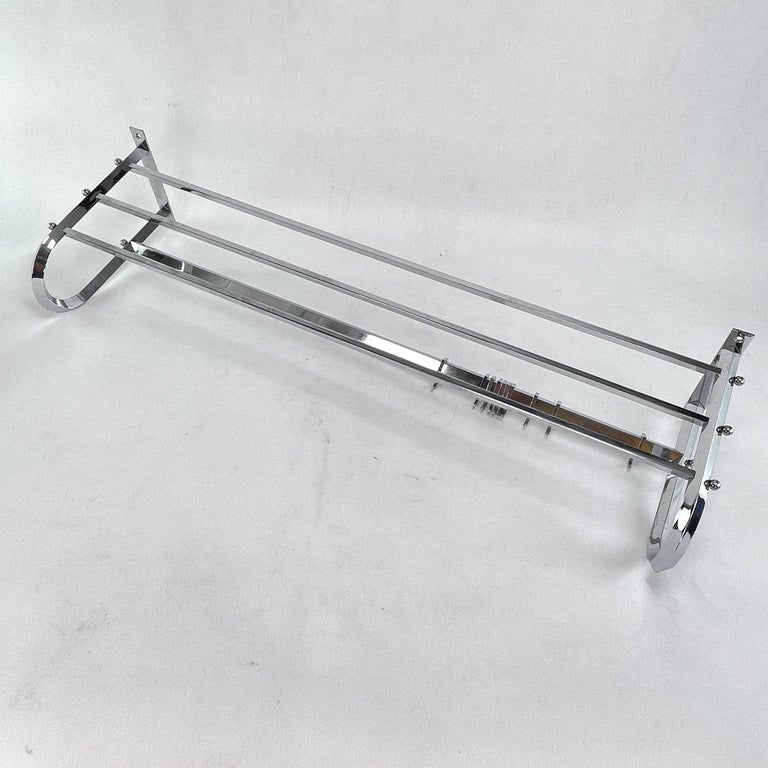 Art Deco Coat Rack Chrome, 1930s For Sale at 1stDibs
