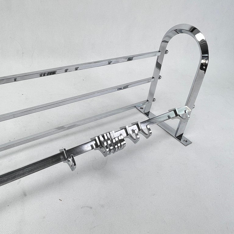 Art Deco Coat Rack Chrome, 1930s For Sale at 1stDibs