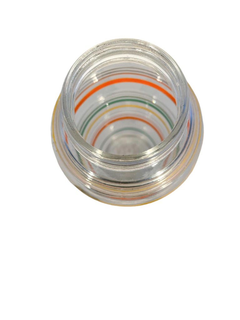 Art Deco Cobbler Type Cocktail Shaker by Anchor-Hocking in the "Rings ...