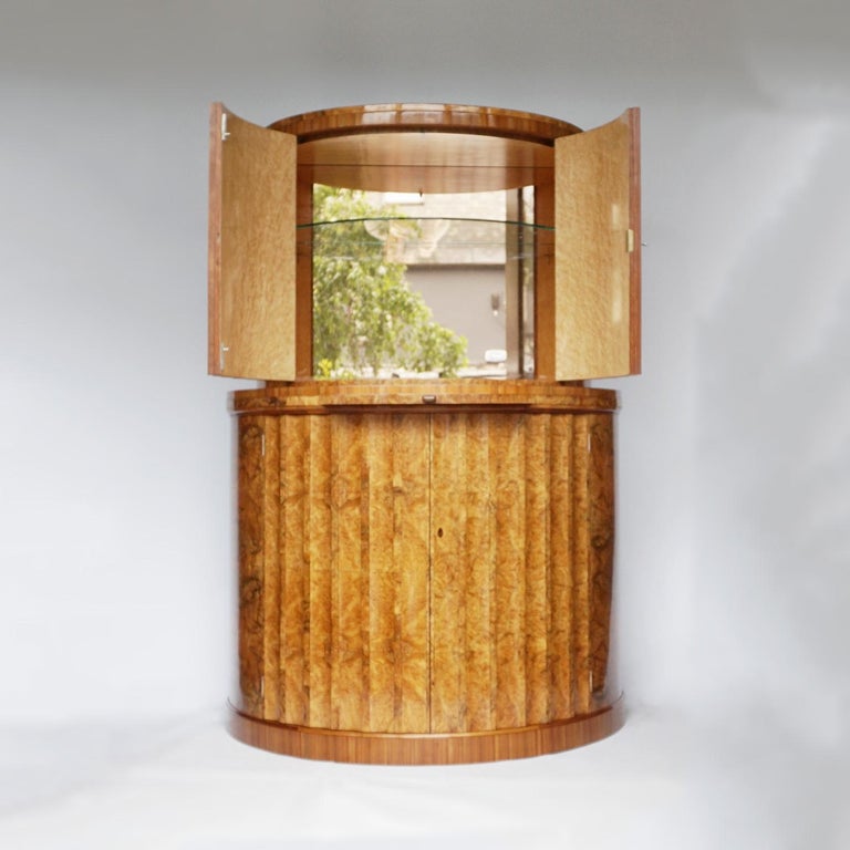 Art Deco Cocktail Cabinet by Harry and Lou Epstein English, Circa 1930 ...