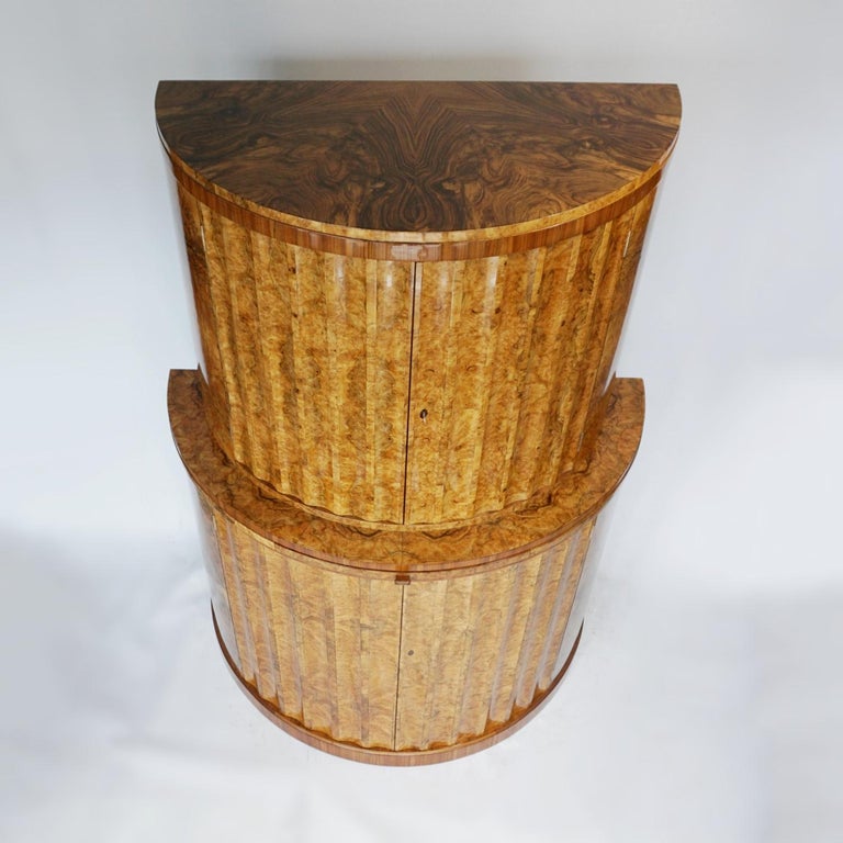 Art Deco Cocktail Cabinet by Harry and Lou Epstein English, Circa 1930 ...