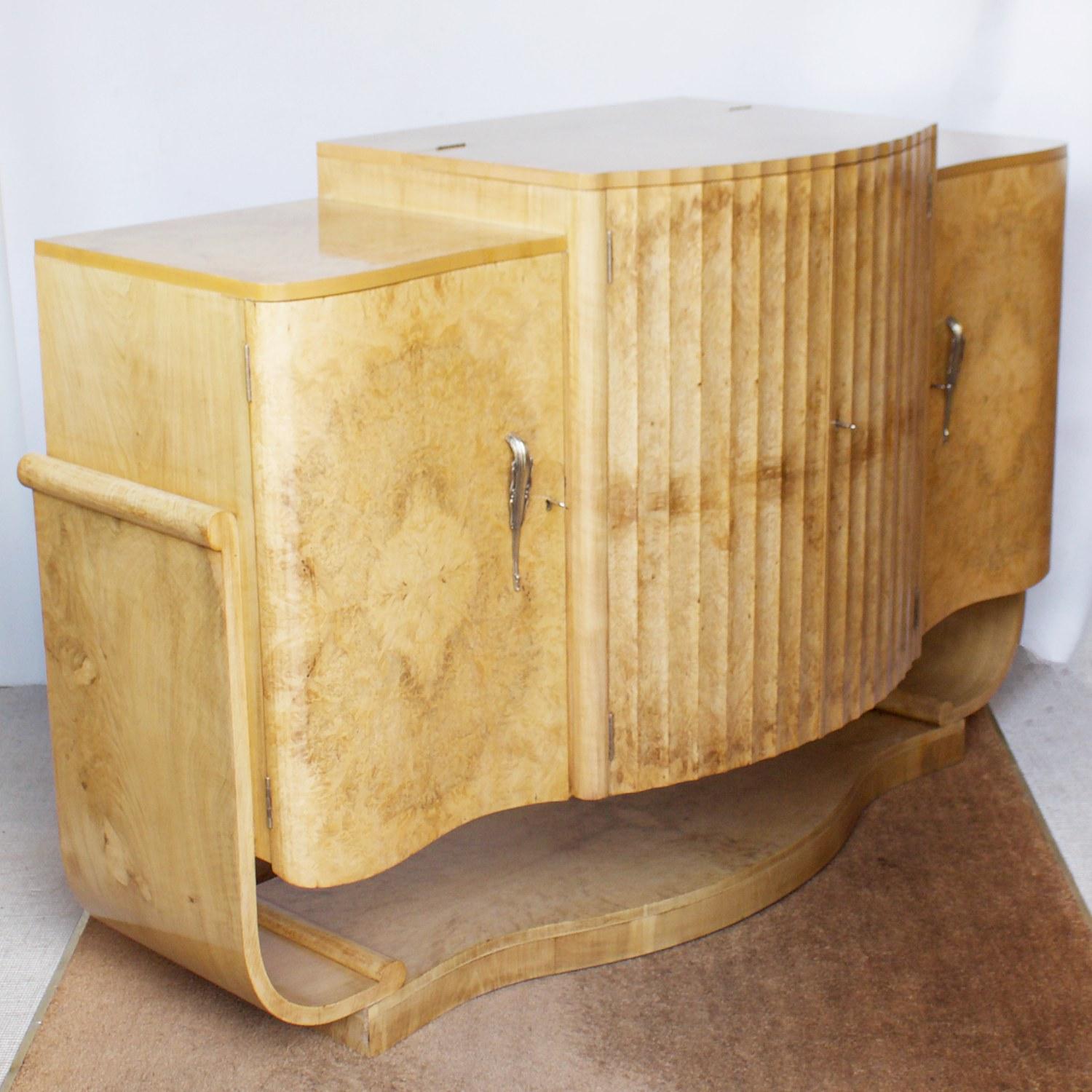 Art Deco Cocktail Sideboard by Harry and Lou Epstein English, circa ...