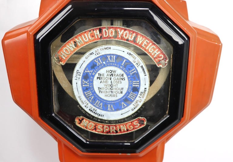 Art Deco Coin Operated Scale by Watling of Chicago For Sale at 1stDibs ...