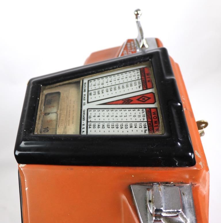 Art Deco Coin Operated Scale by Watling of Chicago For Sale at 1stDibs ...