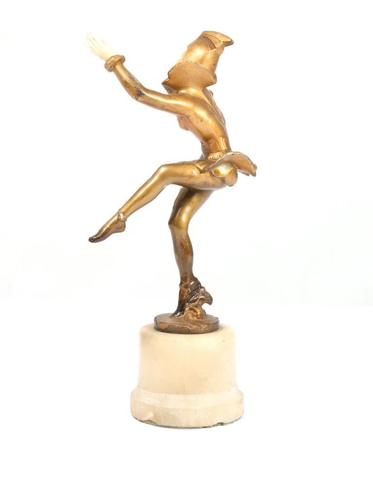 Art Deco Cold Painted Bronze Figurine, circa 1930 For Sale at 1stDibs