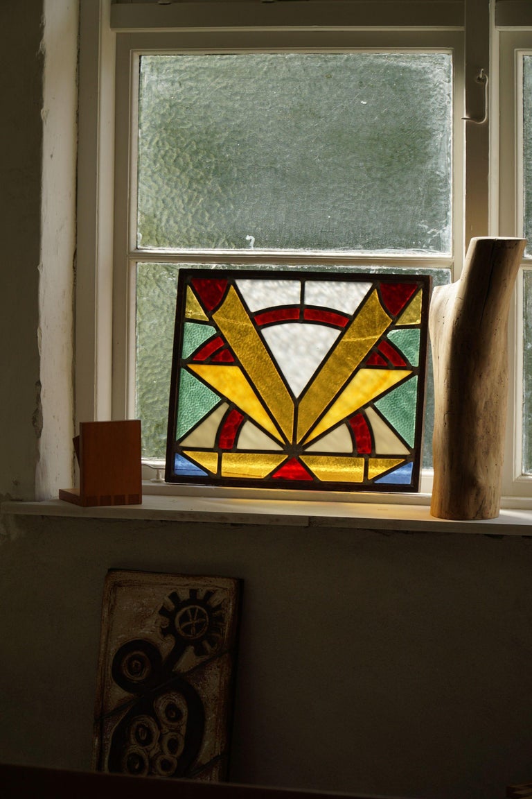 Art Deco, Colored Glass, Decorative Wall Art, Scandinavian Artist ...