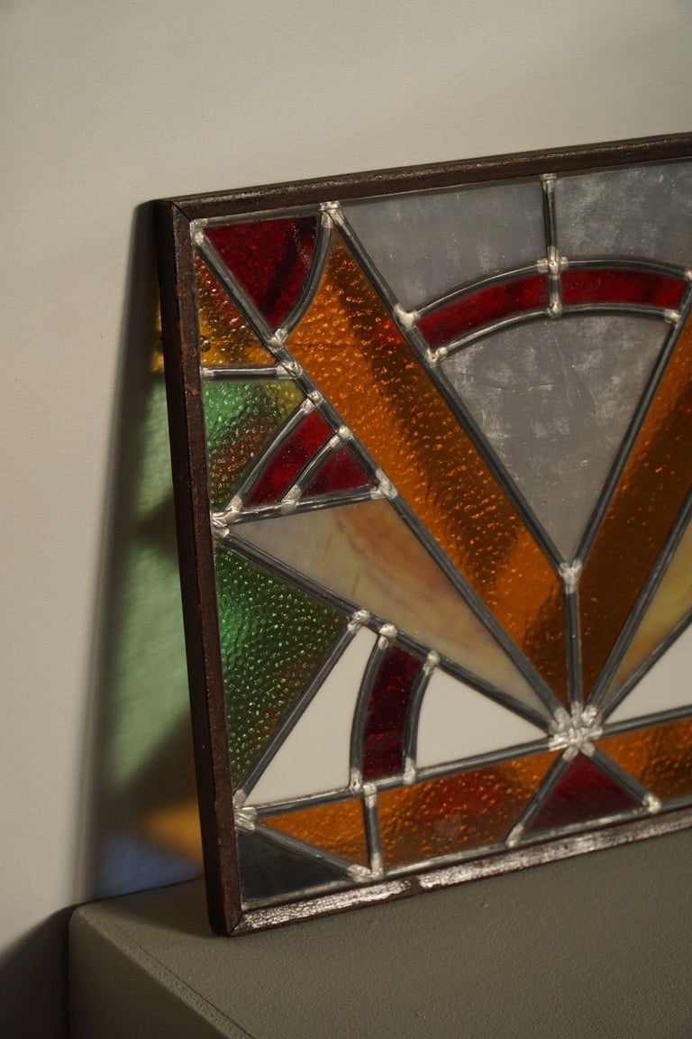Art Deco, Colored Glass, Decorative Wall Art, Scandinavian Artist ...