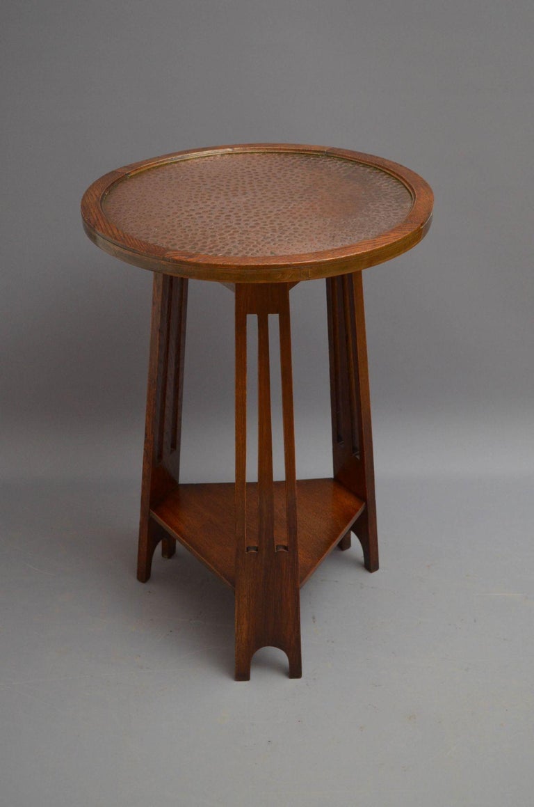 Art Deco Copper Top Table For Sale at 1stDibs