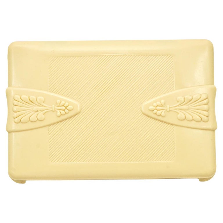 Art Deco Cream Celluloid Box circa 1930s For Sale at 1stDibs