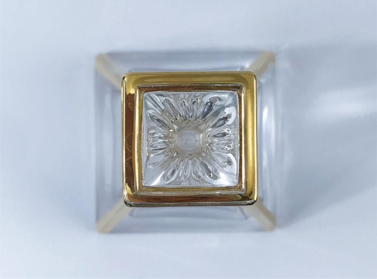 Art Deco Crystal Pyramid Perfume Bottle at 1stDibs | pyramid shaped ...