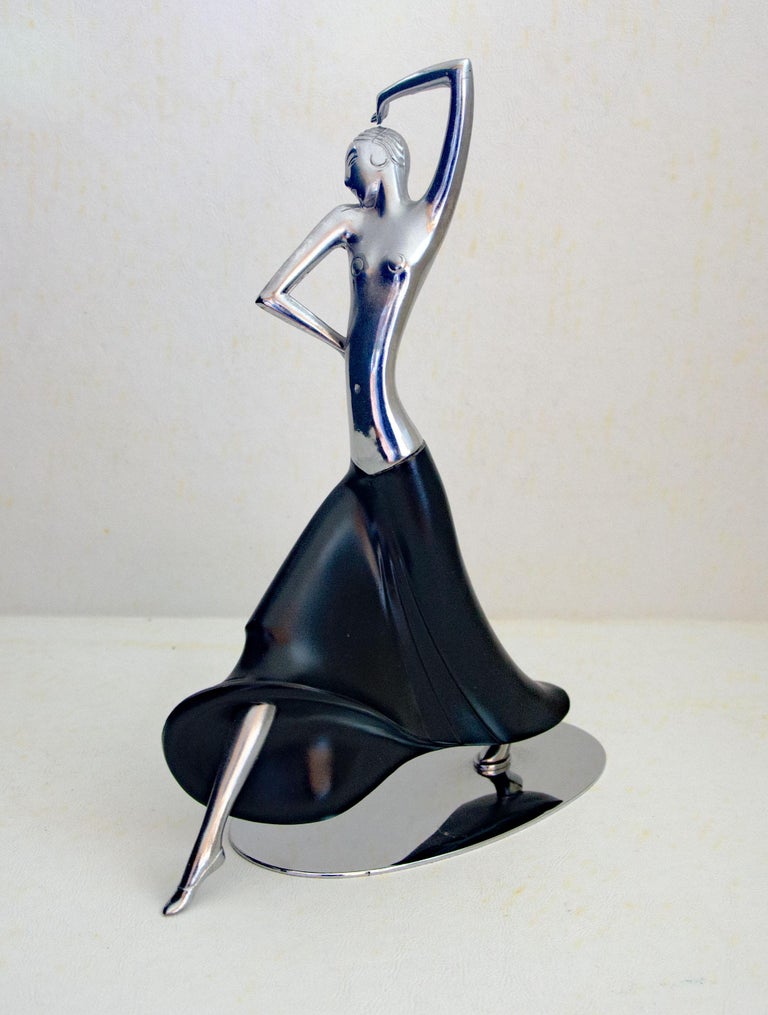 Art Deco Dancing Lady Figurine, Hagenauer Style at 1stDibs