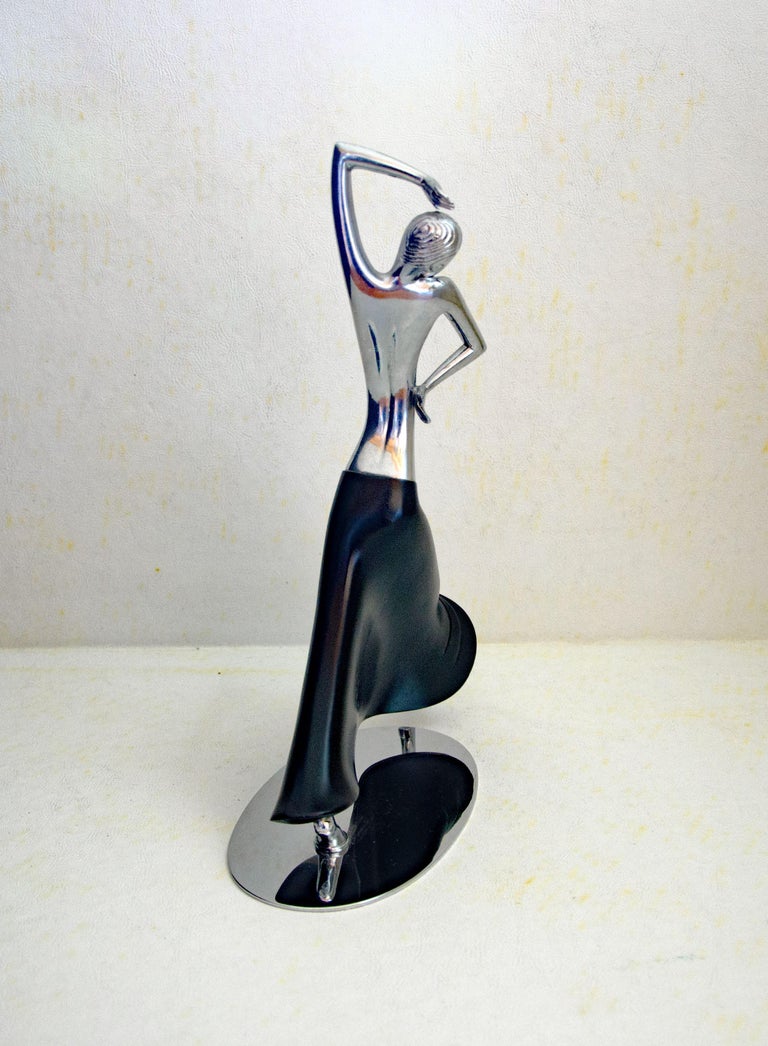 Art Deco Dancing Lady Figurine, Hagenauer Style at 1stDibs
