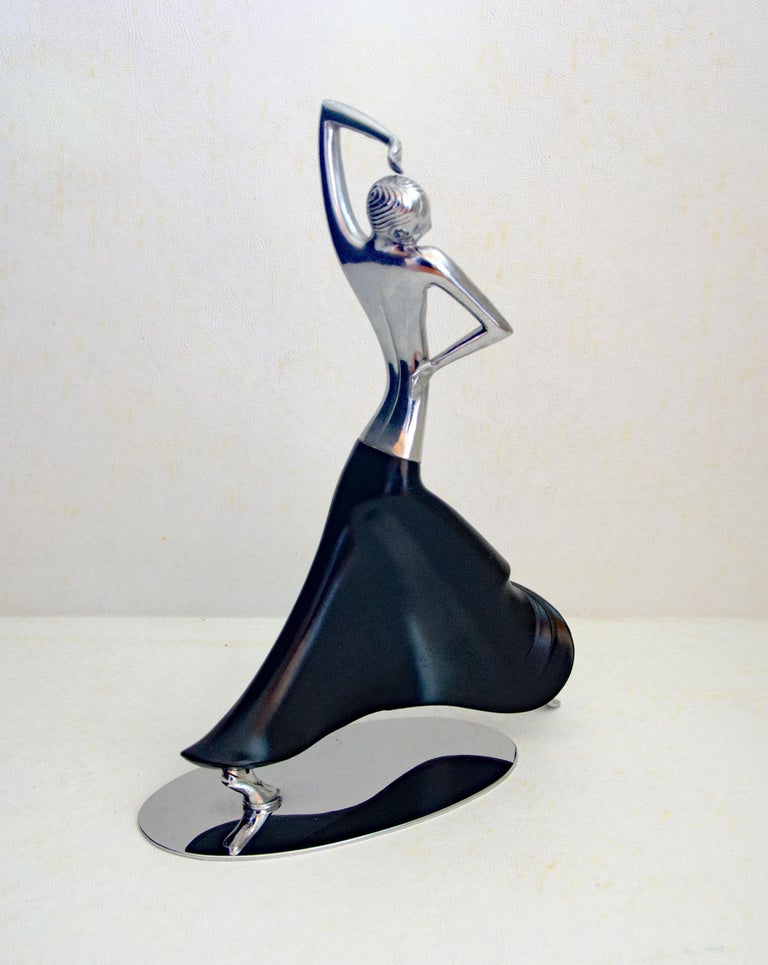 Art Deco Dancing Lady Figurine, Hagenauer Style at 1stDibs