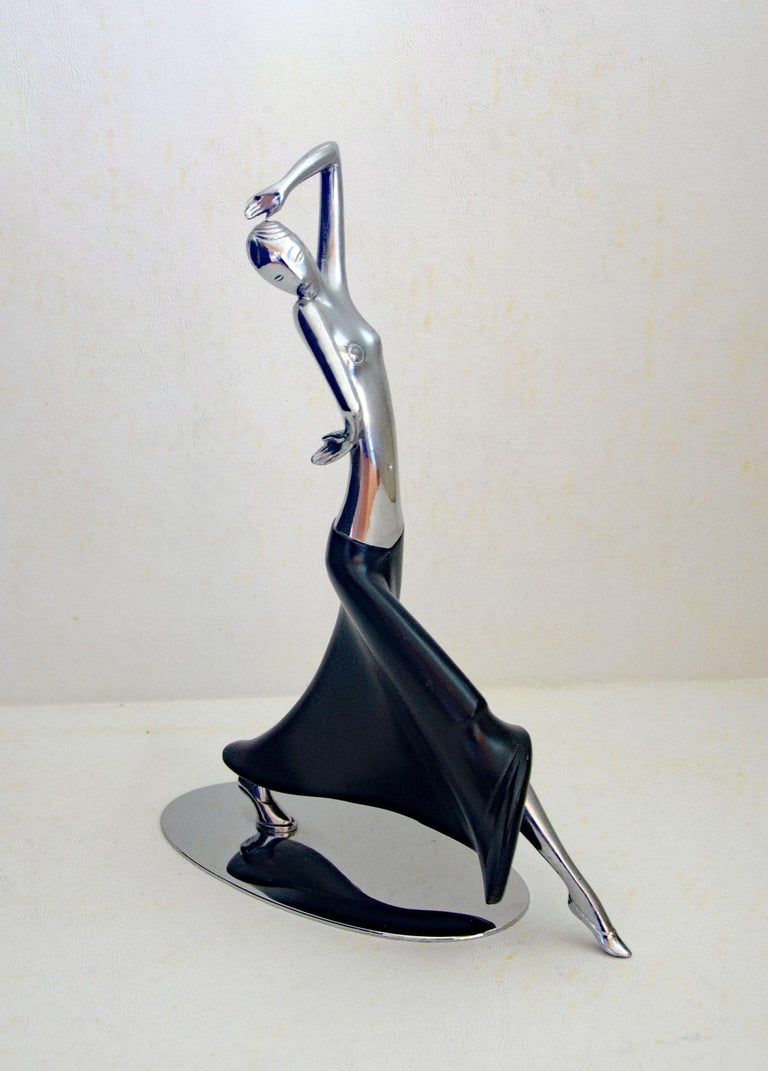 Art Deco Dancing Lady Figurine, Hagenauer Style at 1stDibs