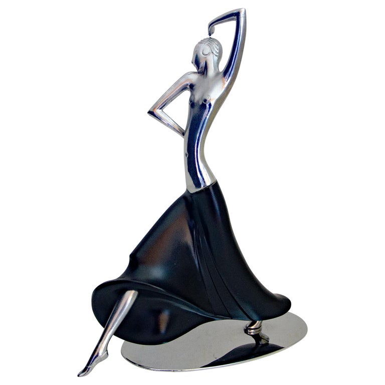 Art Deco Dancing Lady Figurine, Hagenauer Style at 1stDibs