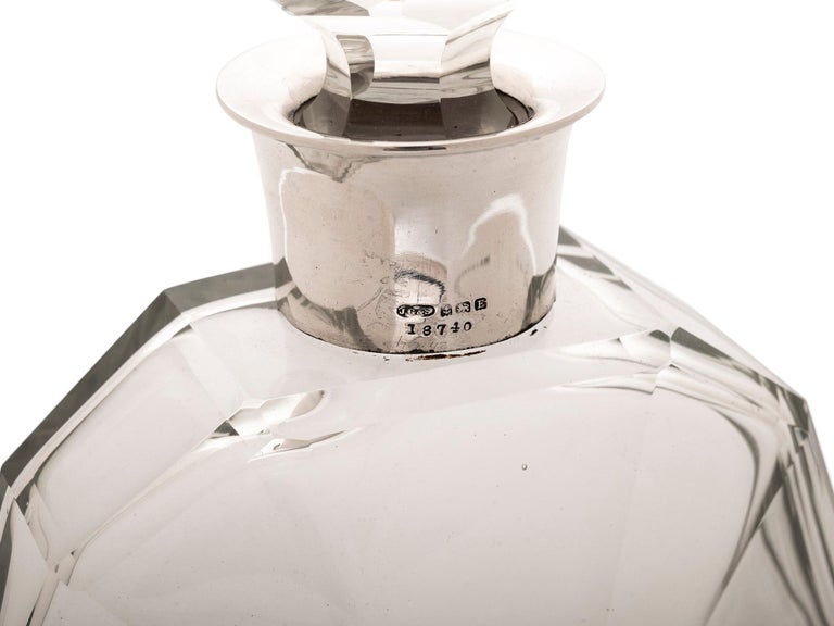 Art Deco Decanter by John Grinsell and Son For Sale at 1stDibs