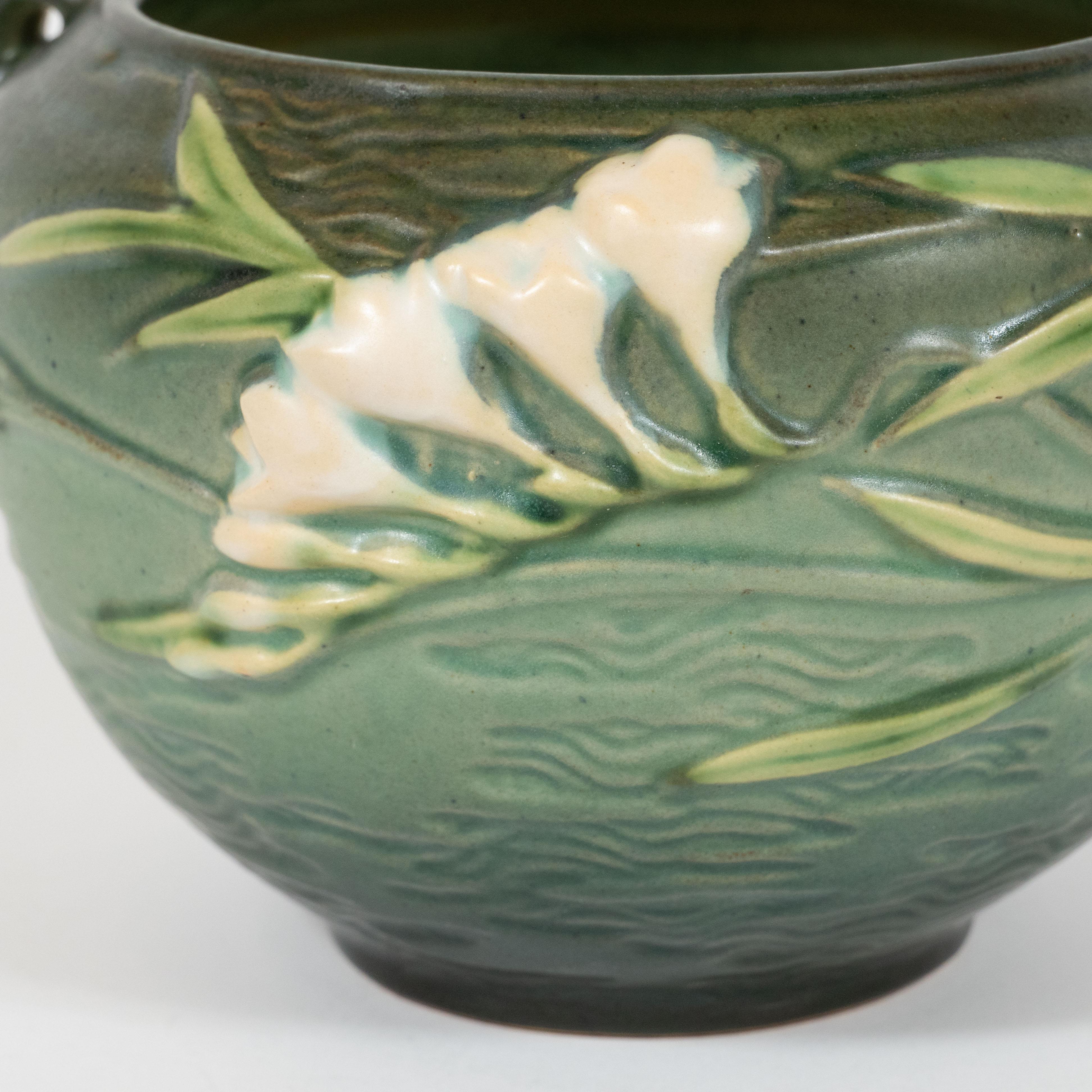 Art Deco Decorative Bowl/Vase with Lilies of the Valley Motif by ...