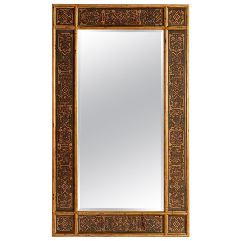 Art Deco Decoupage Mirror For Sale at 1stDibs