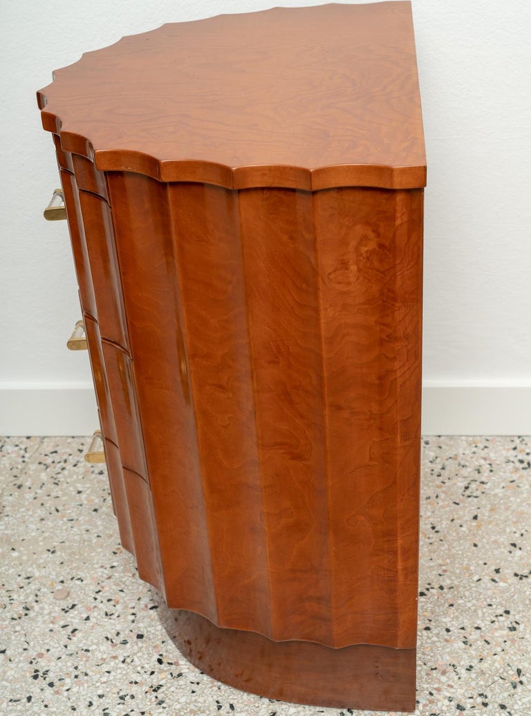 Art Deco Demilune Side Table at 1stDibs