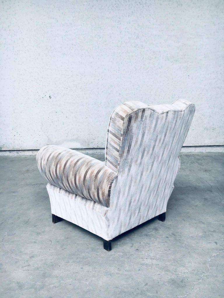 Art Deco Design Lounge Arm Chair set, Belgium 1940's For Sale at 1stDibs