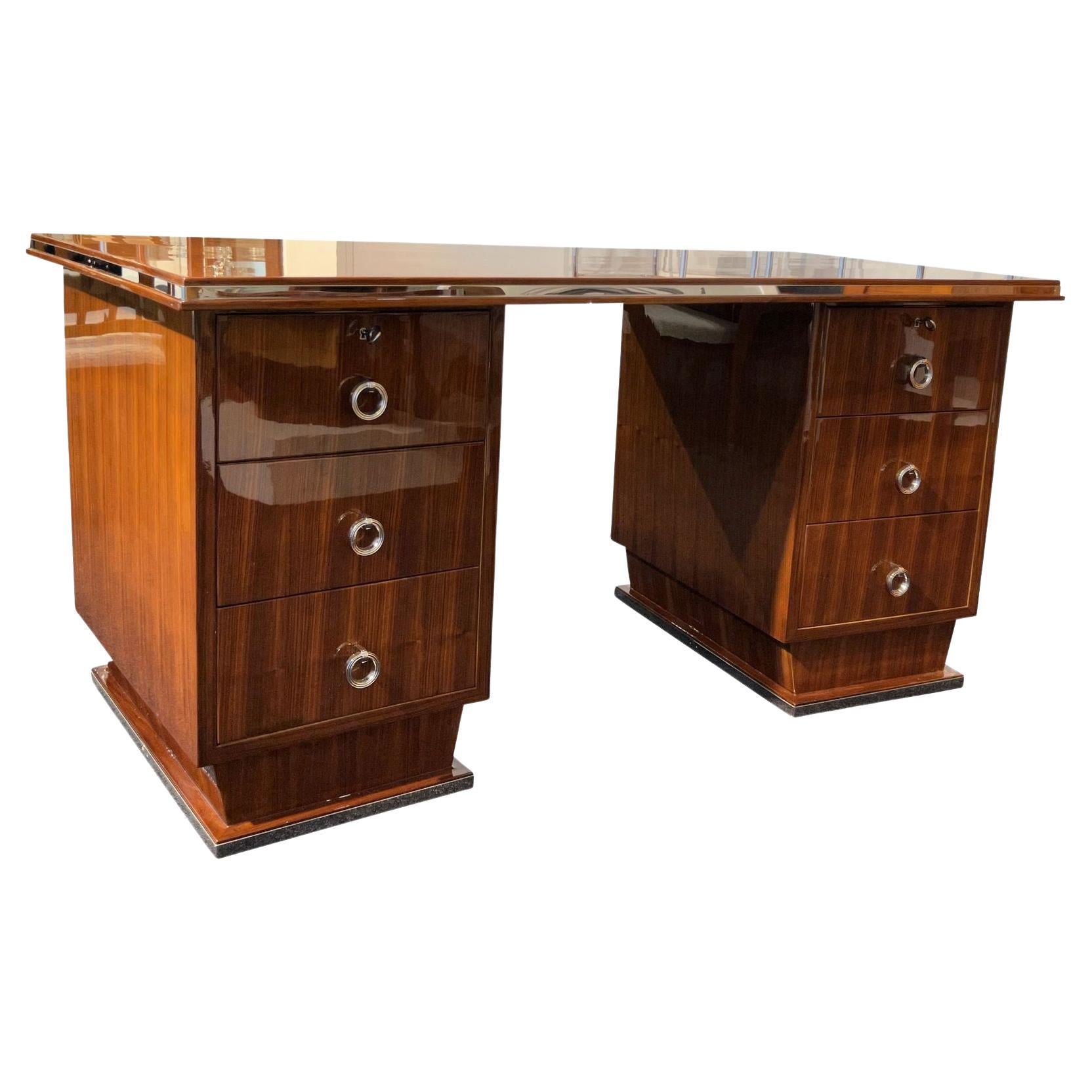 Elegant Art Deco Desk, France circa 1935 at 1stDibs
