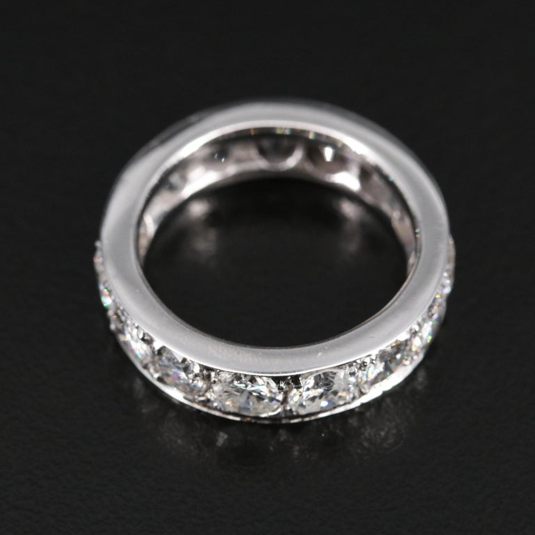 Customizable Art Deco Diamond Full Eternity Wedding Band, Modern ...