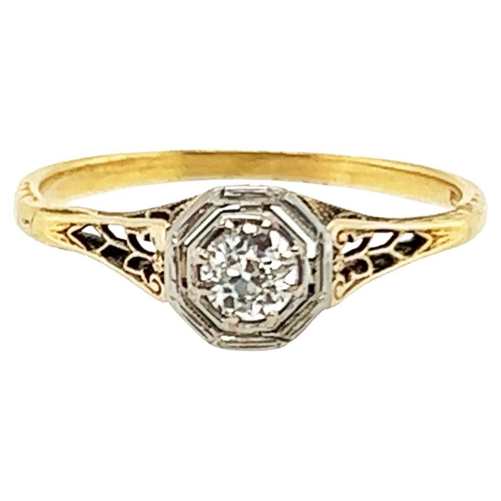 Art Deco Sapphire Ring 2.65ct Oval Sideways Original 1930s Filigree ...