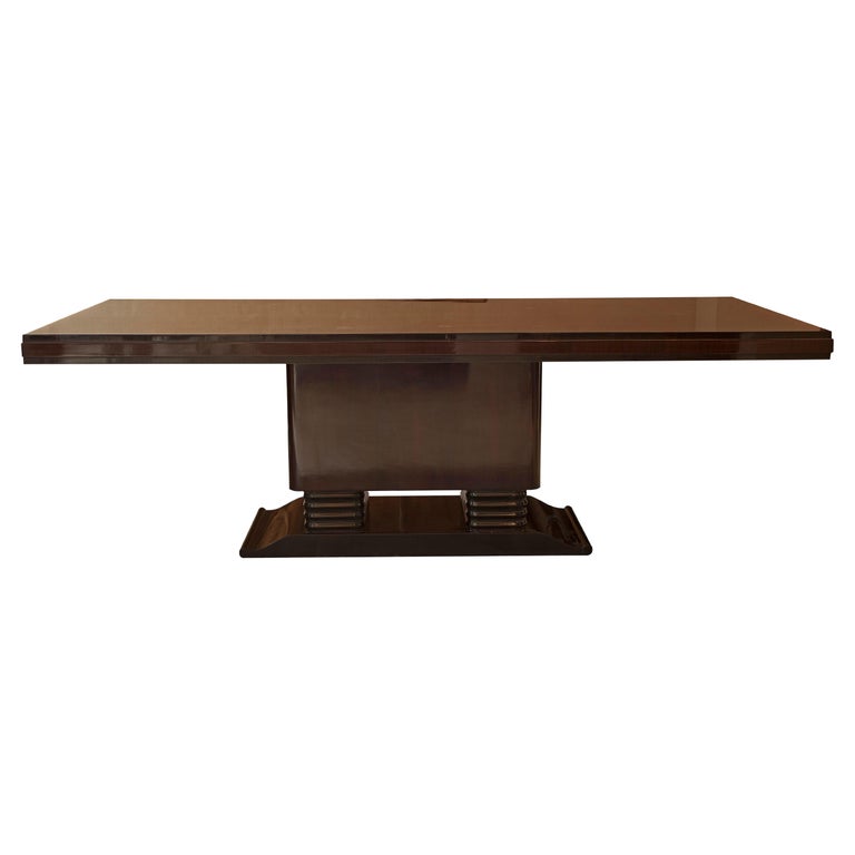 Art Deco Dining Table 1930, France, '10 People', Material: Wood For ...