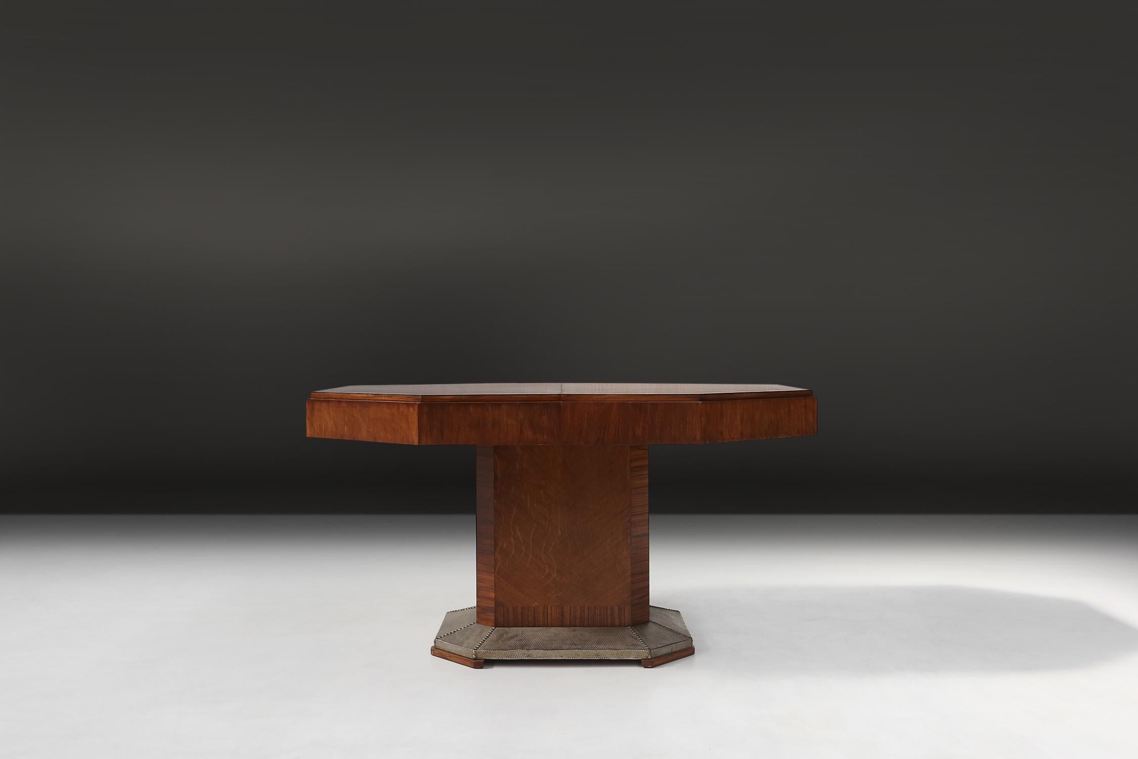 Art Deco Dining Table by De Coene, circa1930 For Sale at 1stDibs