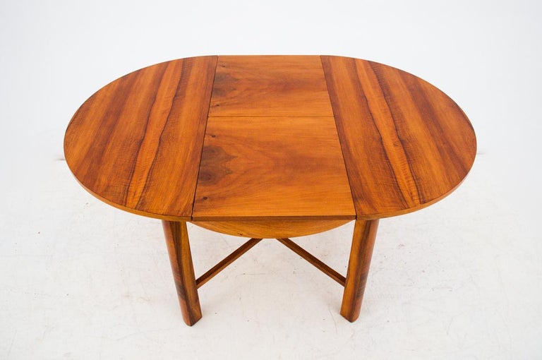 Art Deco dining table, Poland, 1950s For Sale at 1stDibs