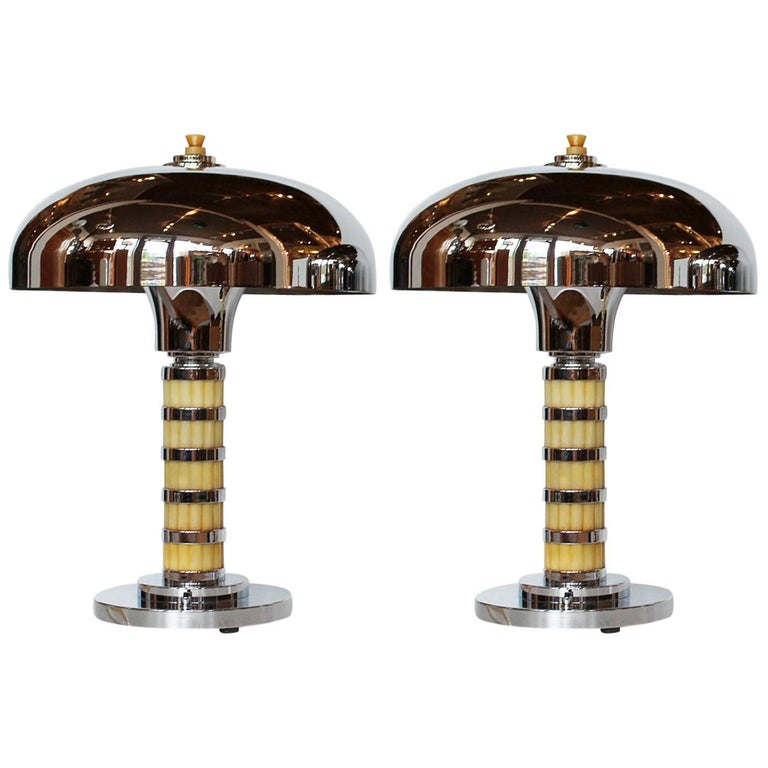 Art Deco Dome Lamps at 1stDibs