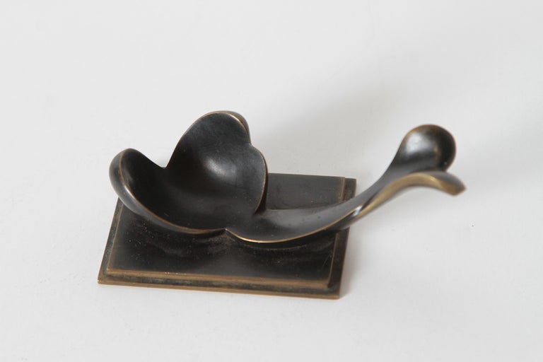 Art Deco Dr. Albert Reimann Signed German Bronze Pipe Rest, Austrian ...
