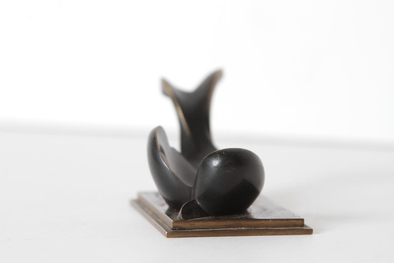 Art Deco Dr. Albert Reimann Signed German Bronze Pipe Rest, Austrian ...